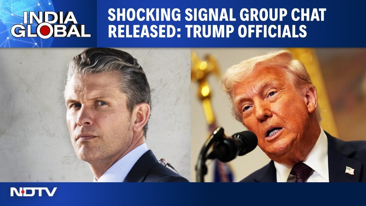 Atlantic Release Full Leaked Trump Signal Group Chats On Yemen Attacks ...