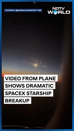 Caught On Camera: Dramatic Video Shows SpaceX Starship Debris Floating ...