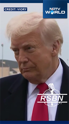 "She Made Television Tonight": Trump As Reporter Bumps Mic