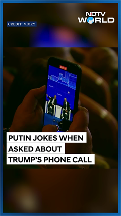 Trump Putin Phone Call | Putin Jokes When Asked About Timing Of Trump's ...