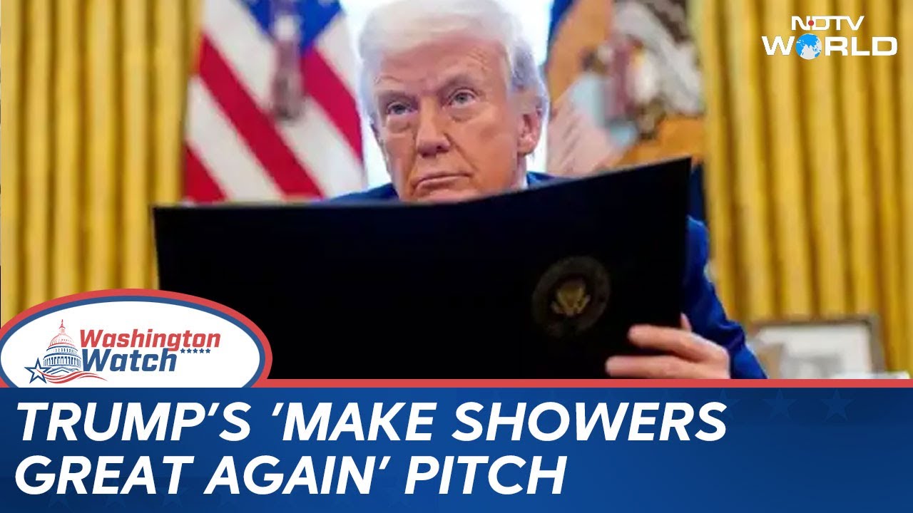 Trump Signs Executive Order To 'Restore Shower Freedom' | Trump's 'Make ...