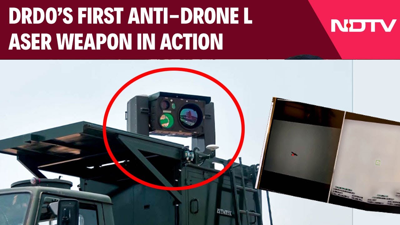 DRDO's First Anti-Drone Laser Weapon In Action, Historic Milestone Achieves In Defence Tech