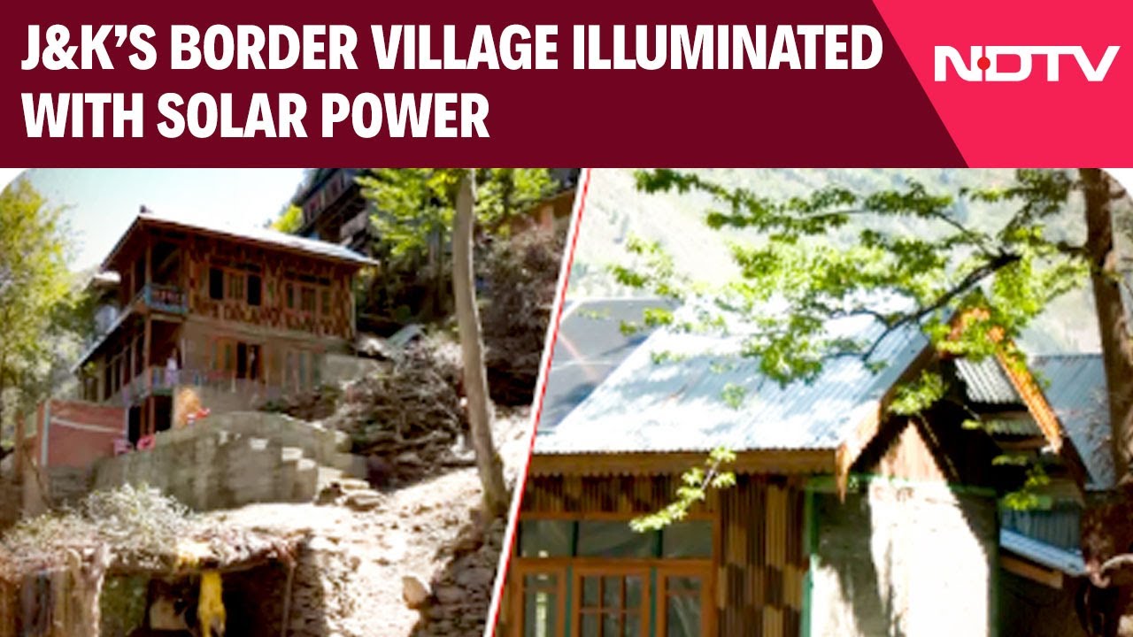 Jammu Kashmir: Border Village Simari Illuminated With Solar Power By ...