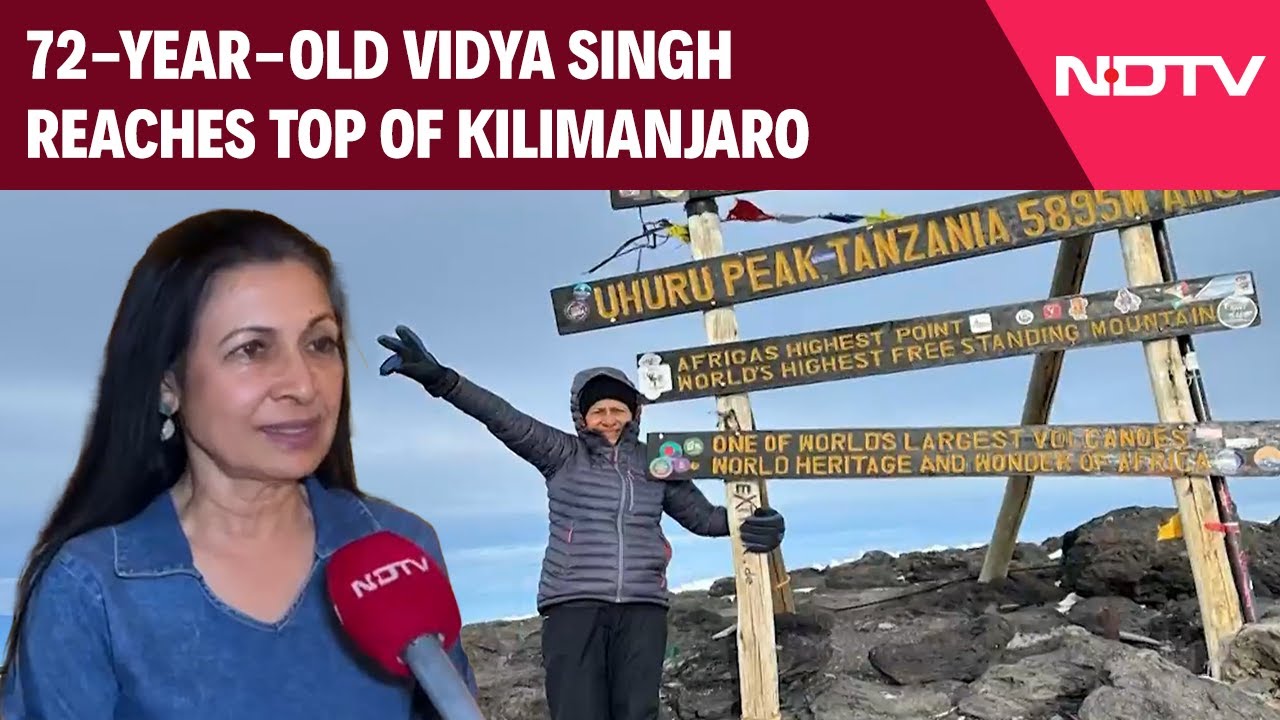 72 & Unstoppable: Vidya Singh Summits Kilimanjaro