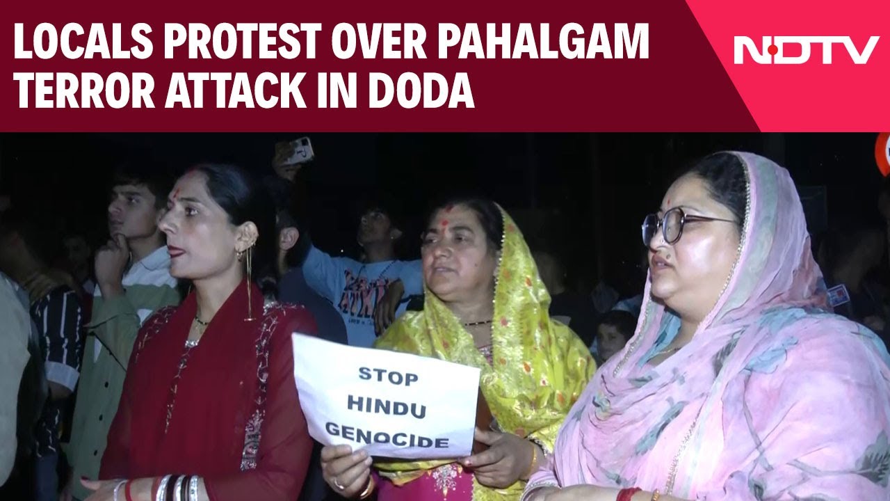 Pahalgam Terror Attack | Locals Protest Over Pahalgam Terror Attack In ...