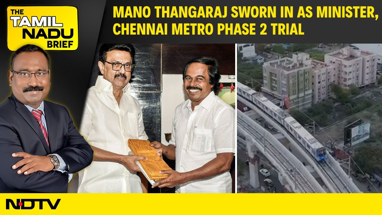 Mano Thangaraj Sworn In As Minister, Raining SOPs For Govt Employees