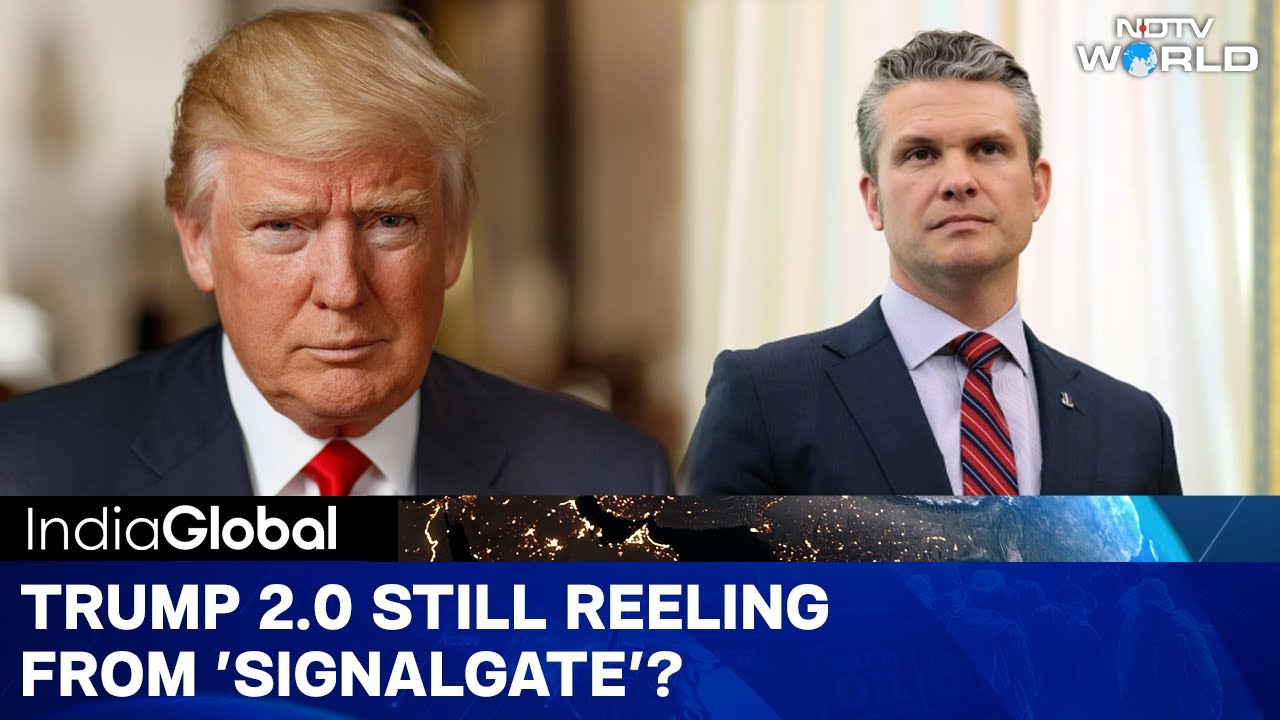 100 Days Of Trump 2.0: US Still Reeling From Signalgate Scandal ...