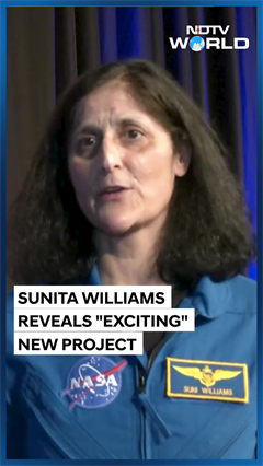 Sunita Williams New Project | NASA's Sunita Williams Reveals "Exciting ...