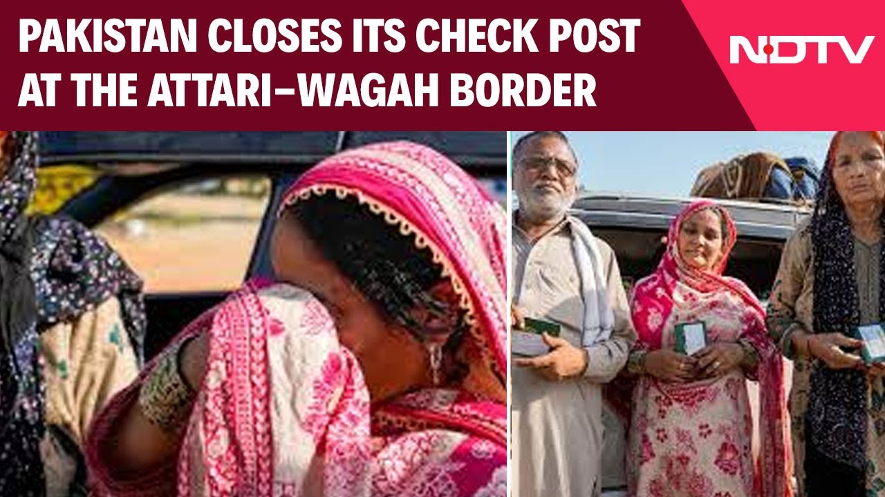 Pakistan Closes Its Check Post At The Attari-Wagah Border