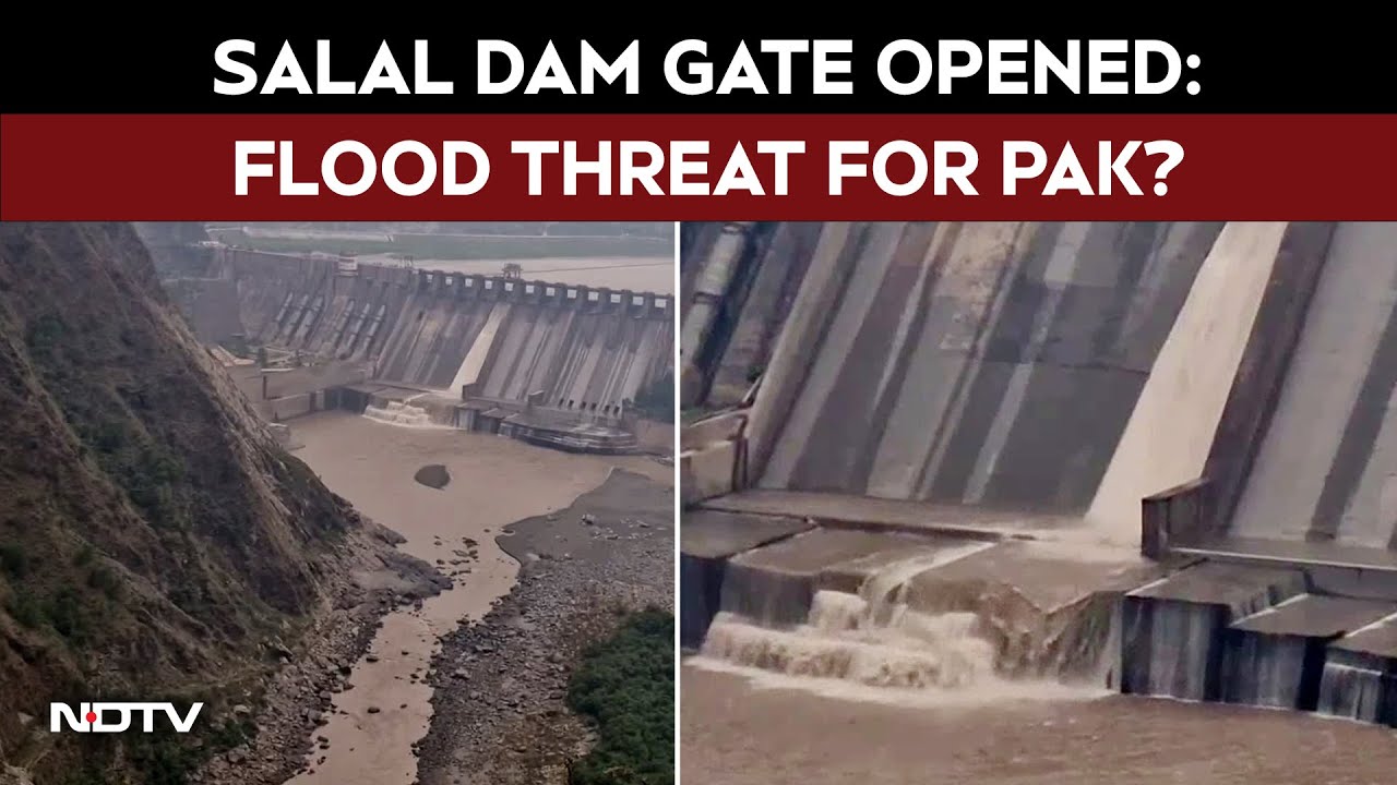 Salal Dam Gate Opened: Flood Threat For Pakistan? | India Pakistan Tensions