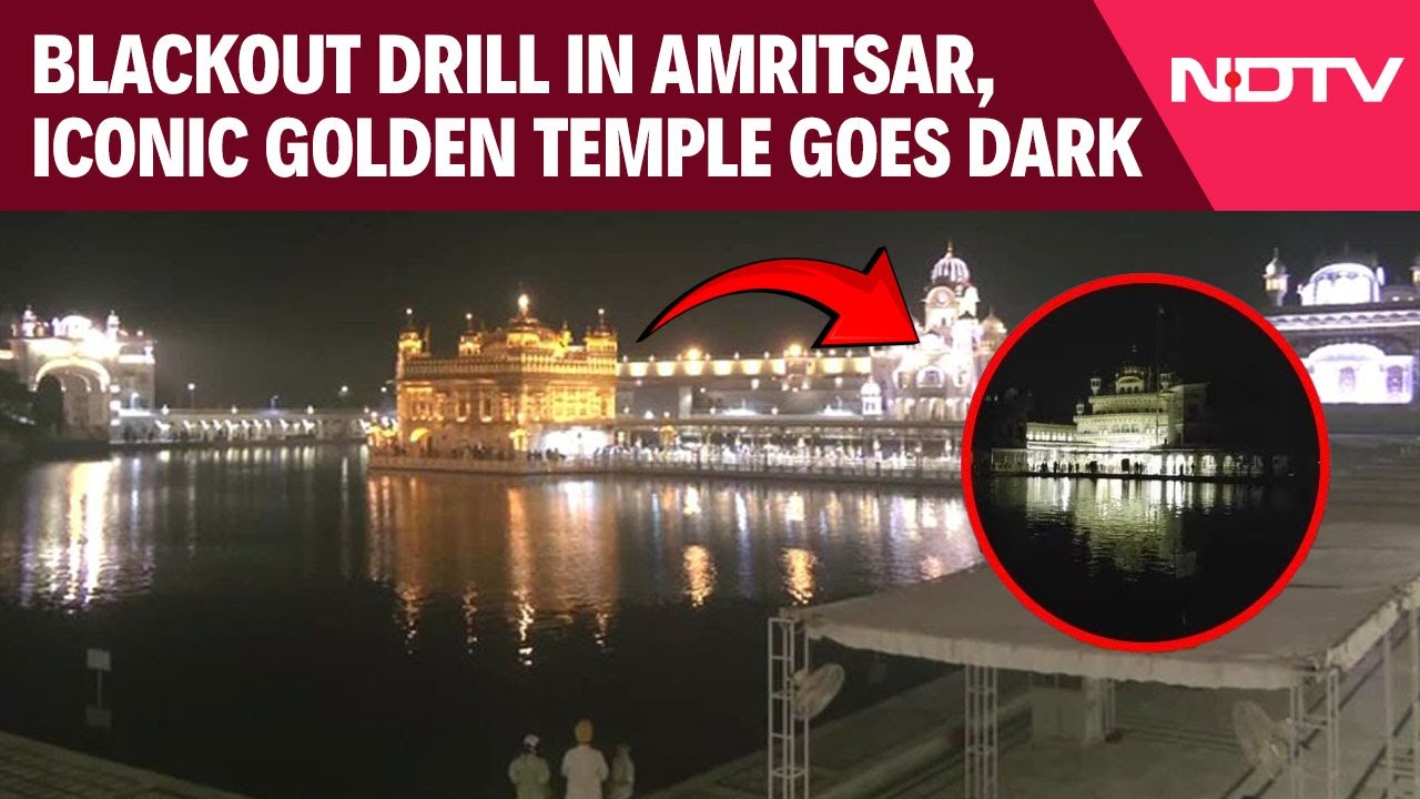 Golden Temple Goes Dark During Civil Defence Mock Drills