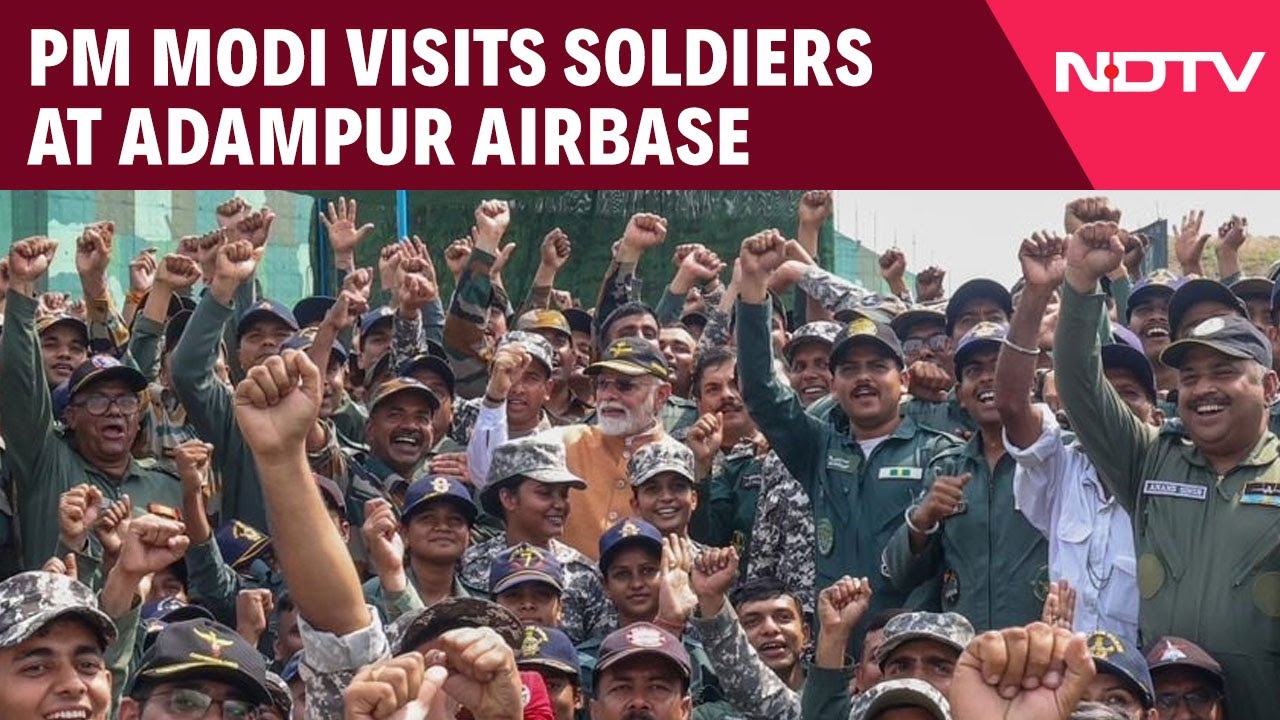 "India Is Eternally Grateful": PM Modi Visits Soldiers At Adampur Airbase