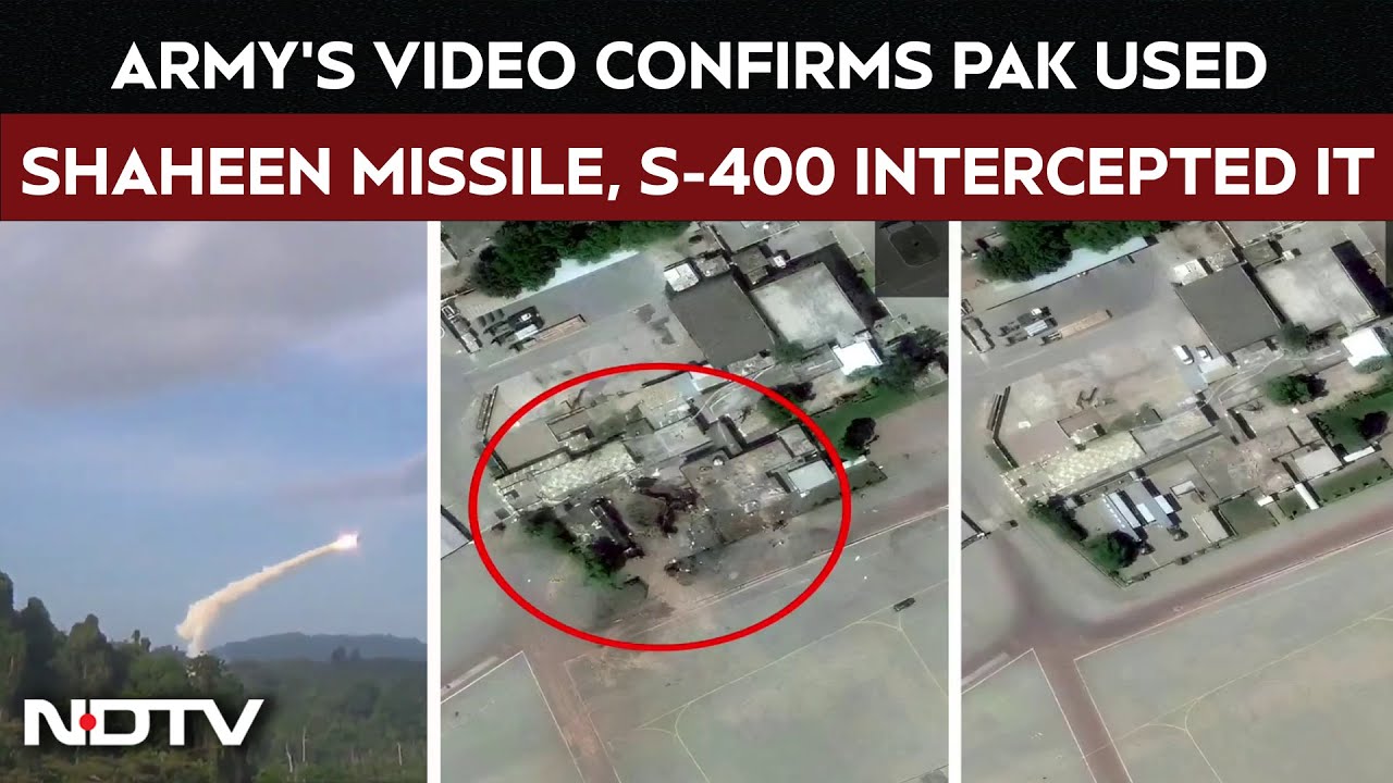 Army Releases First Video of S-400 Intercepting Pakistan's Shaheen Missile