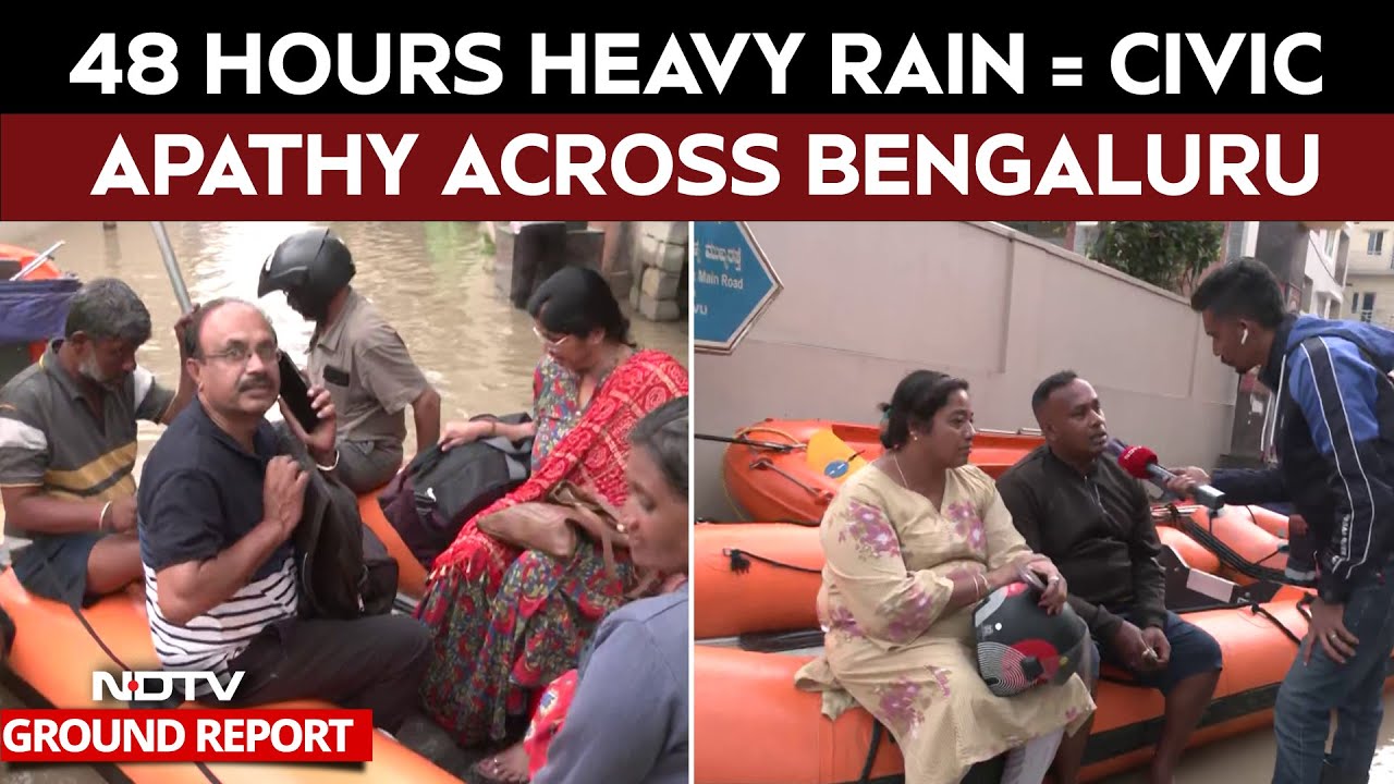 NDTV Ground Report: Monday Mayhem In Bengaluru After 48 Hours Of Heavy Rainfall
