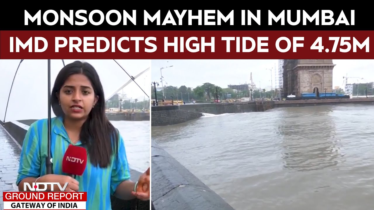 Mumbai Monsoon | IMD Predicts High Tide Of 4.75m, NDTV Ground Report From Marine Drive