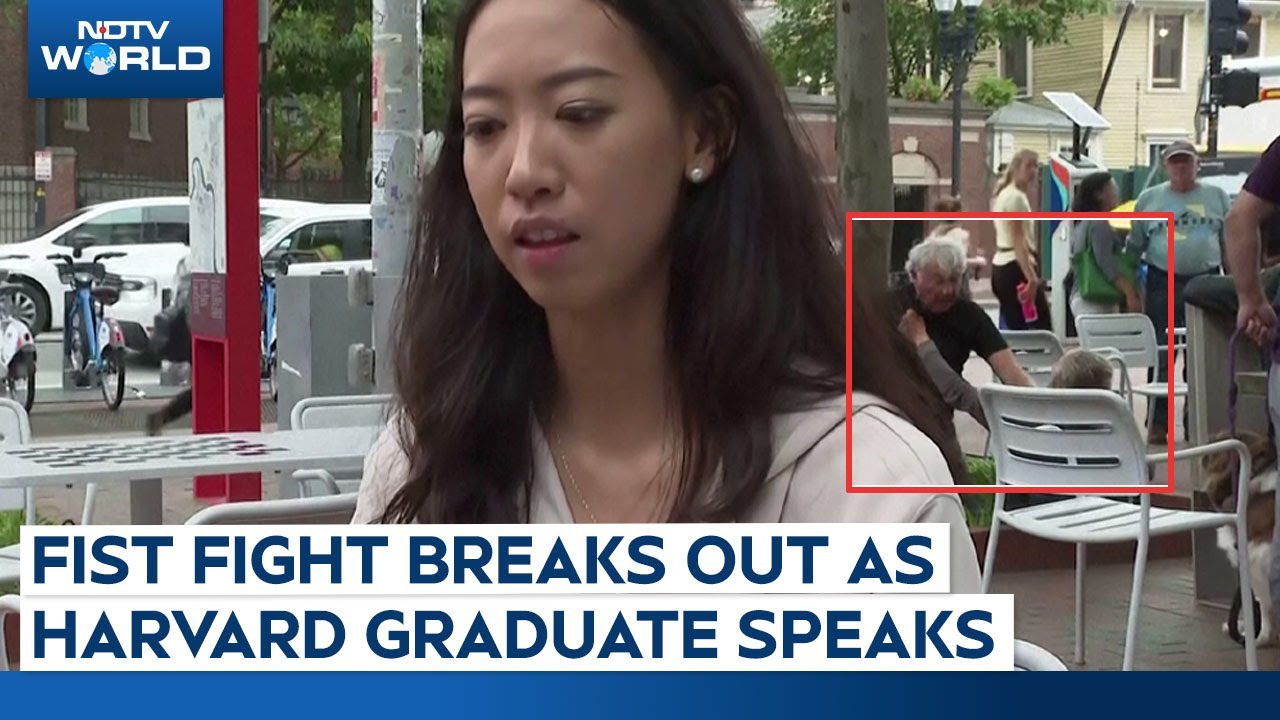 On Camera: Two Men Throw Hands As Harvard Graduation Speaker Discusses ...