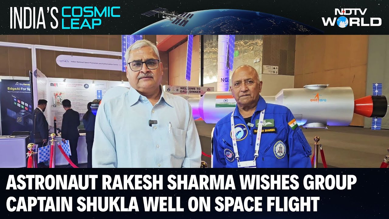 India's Cosmic Leap | Astronaut Rakesh Sharma Wishes Group Captain ...