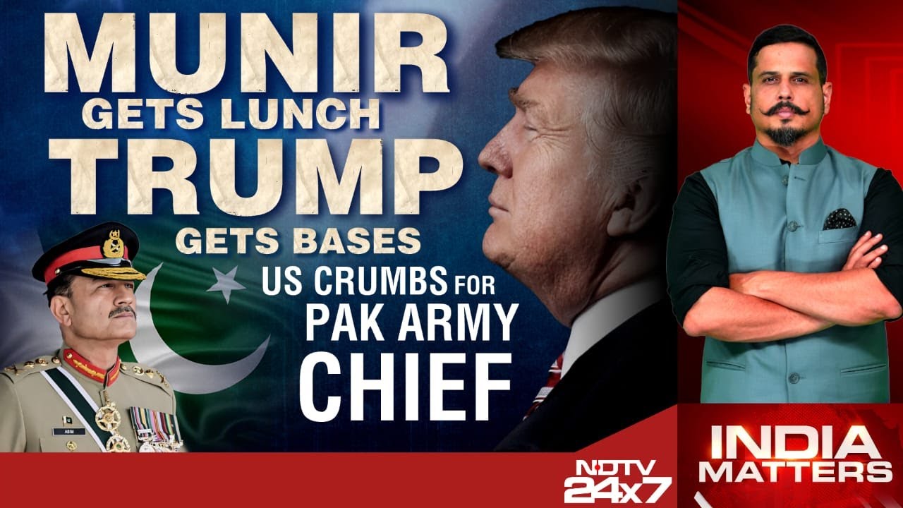 Trump Munir Lunch | War Clouds Darken, Trump Hungry