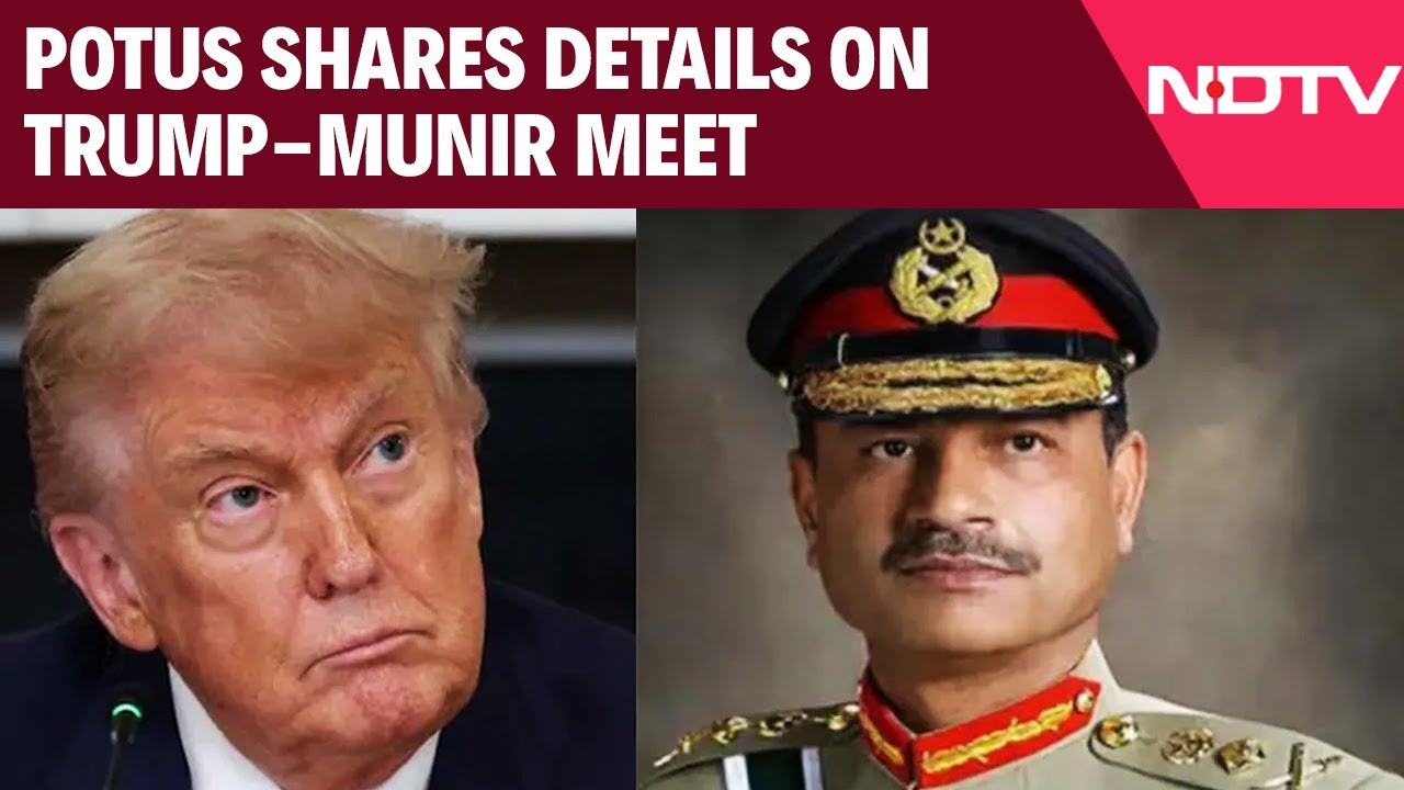 Trump, Pak Army Chief Speak At White House, POTUS Shares Details From ...