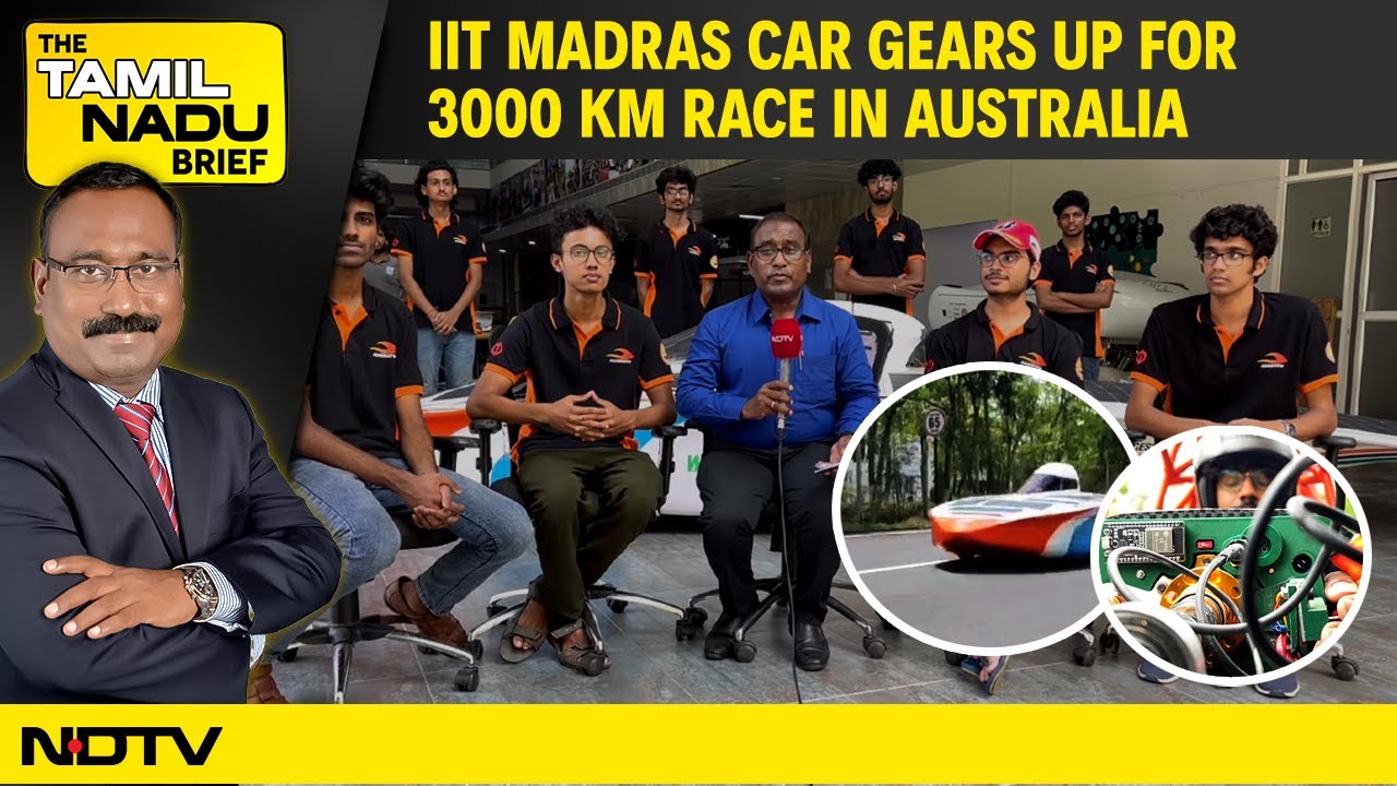 India’s Solar Speedster: IIT Madras Car Gears Up For 3000 Km Race In ...