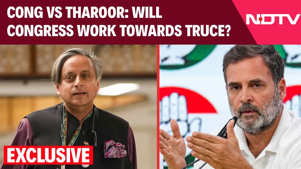 Cong Vs Tharoor: Will Cong Work Towards Truce?