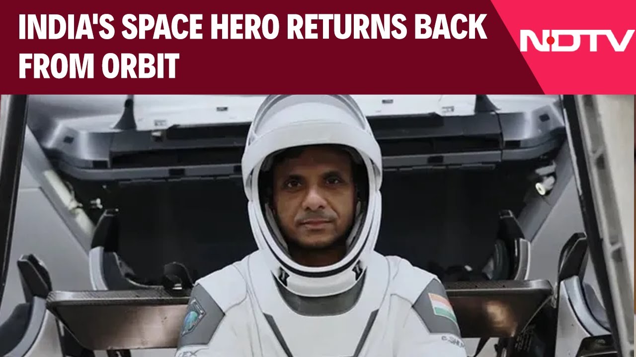 Group Captain Shubhanshu Shukla | India's Space Hero Returns Back From Orbit, Still Flying High!