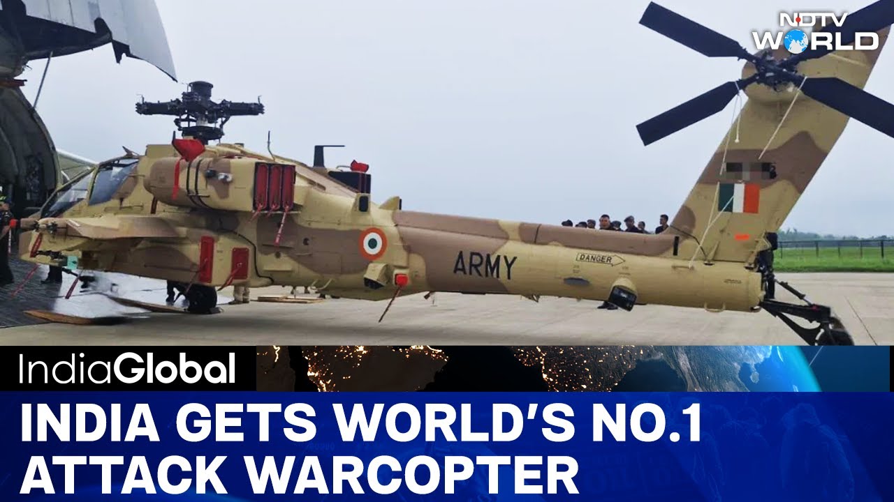 India Gets Apache Choppers After 15 Month Delay | Boeing Built American ...