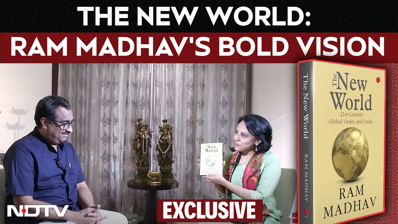Ram Madhav's "The New World Order" Maps India's Rise Amid Global Shifts