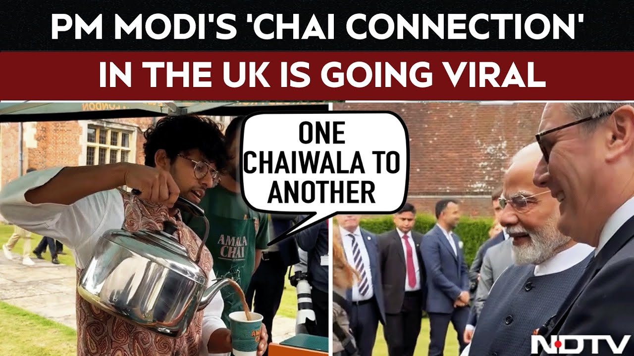 PM Modi UK Visit | Indian Origin Tea Seller's ‘Chai Connect’ Moment ...