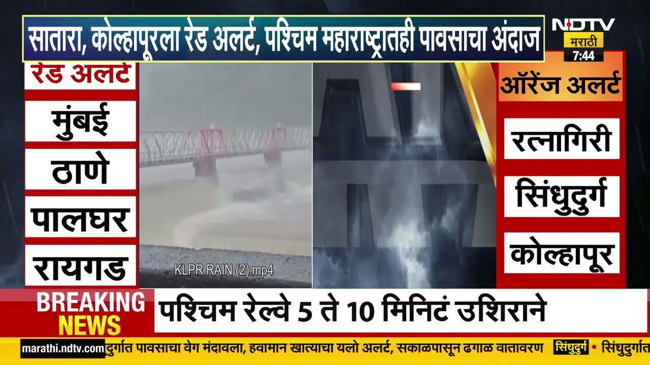 Kolhapur Rain Update | पंचगंगा नदीची पाणीपातळी 35 फुटांवर, राधानगरीच्या सातही दरवाजांमधून विसर्ग
