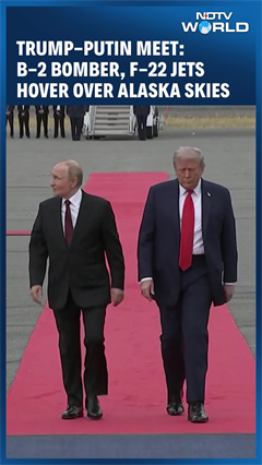 Donald Trump-Vladimir Putin Meet: B-2 Bomber Hovers Over Alaska Skies