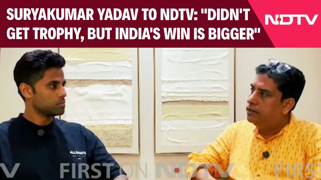 Asia Cup Final 2025 | Suryakumar Yadav To NDTV: "Didn't Get Trophy, But ...