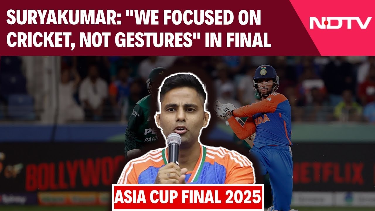 Asia Cup Final 2025 | Surya On Pakistan's Taunts: "There Has to Be a ...