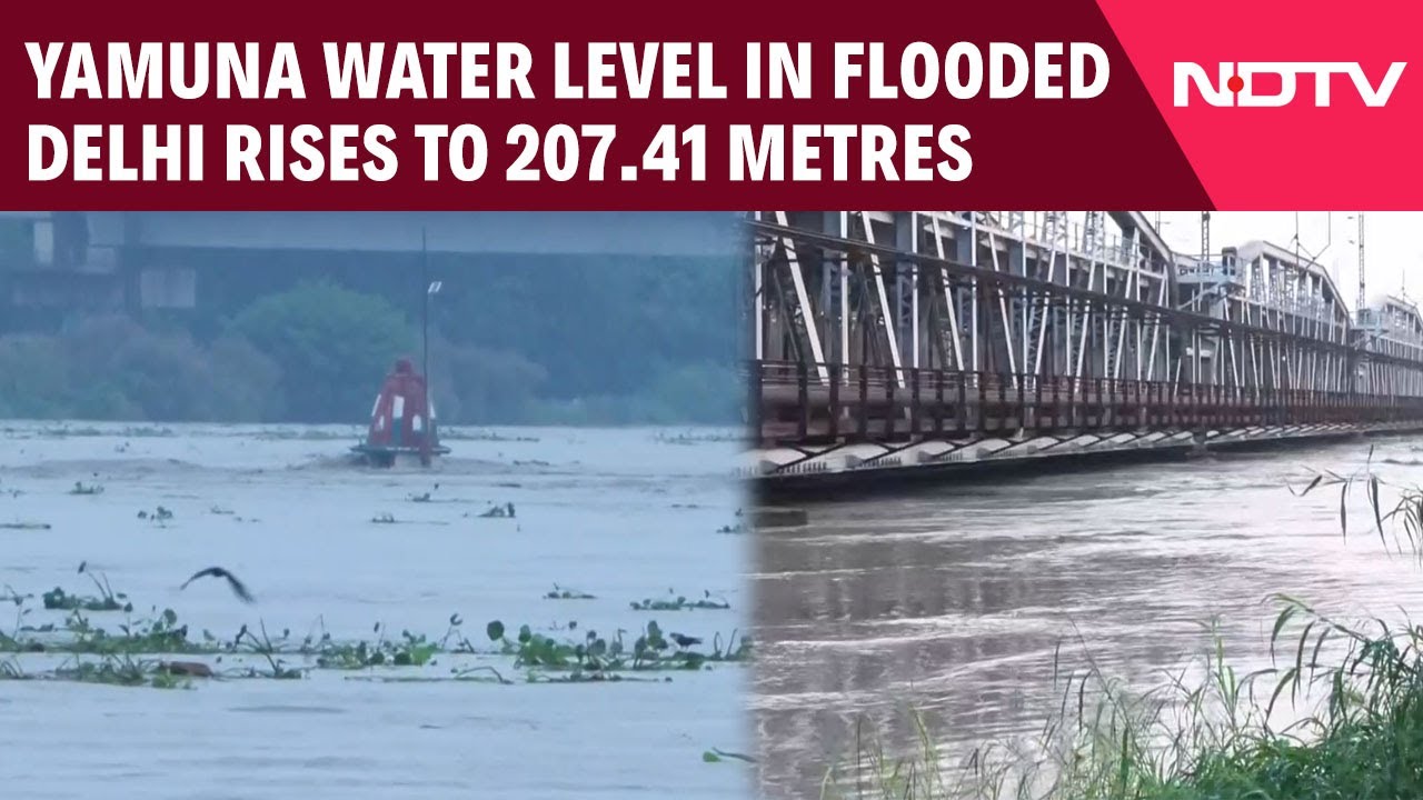 Yamuna Water Level Today | Yamuna Water Level In Flooded Delhi Rises To 207.41 Metres
