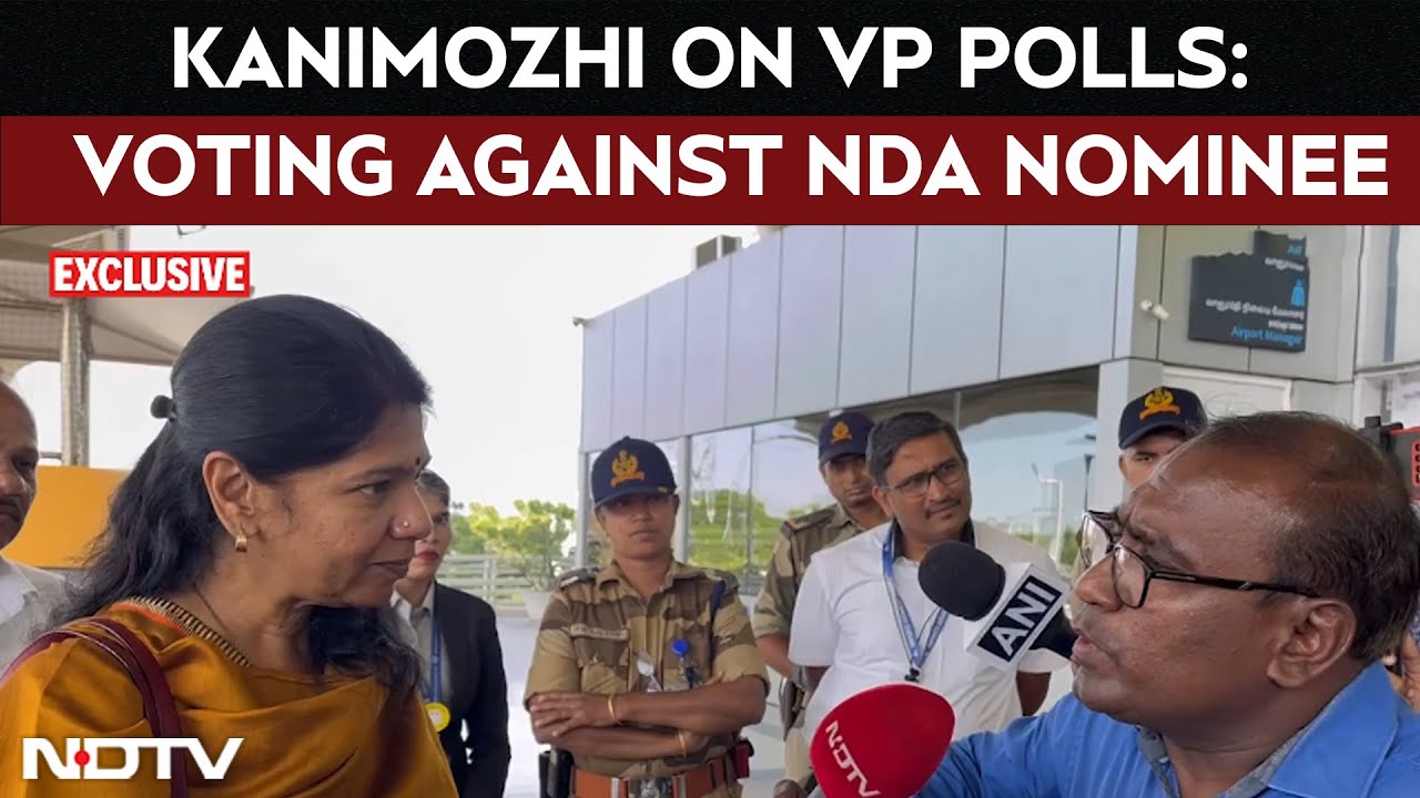 Vice President Elections | Kanimozhi On Vice President Polls: Voting Against Tamil NDA Nominee