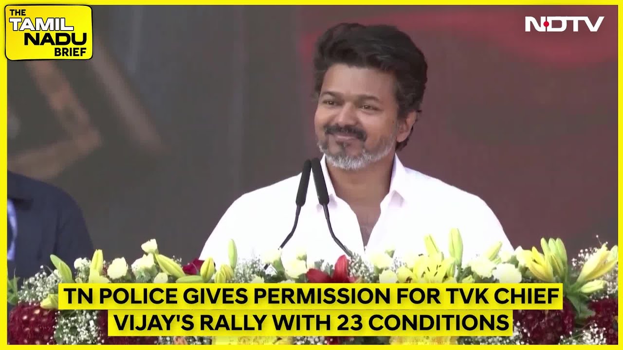 Vijay’s Statewide Tour: TN Police’s 23 Strict Conditions | Nirmala vs DMK | Nayantara Docu Trouble