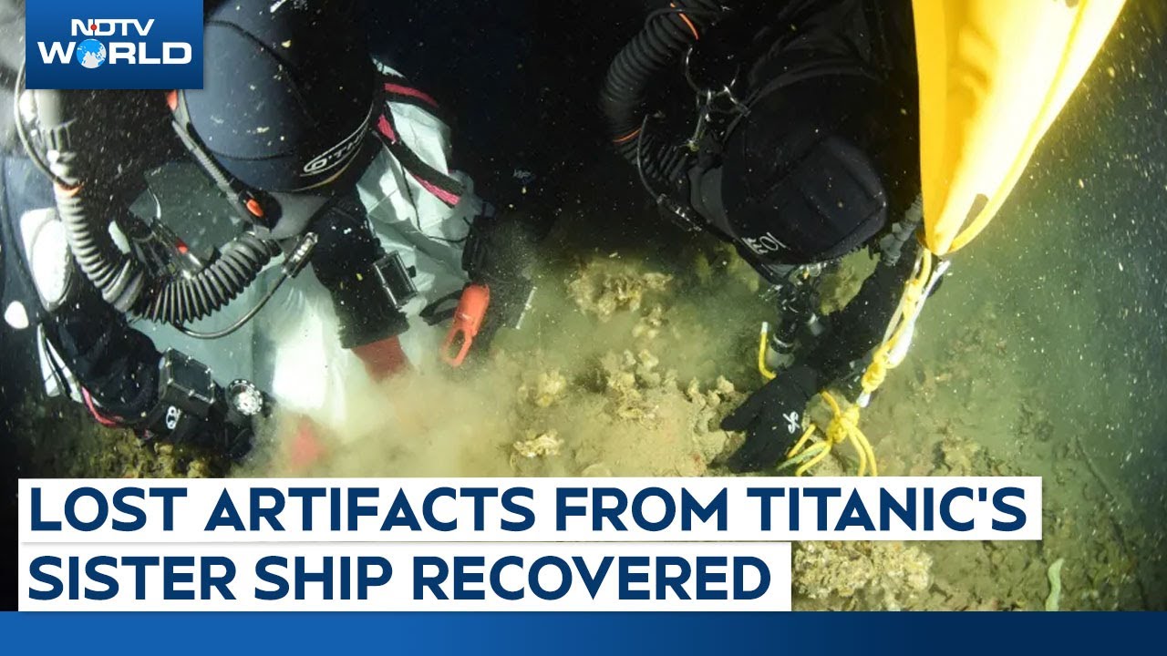 History Of Titanic | First Britannic Ship Artefacts Recovered After ...