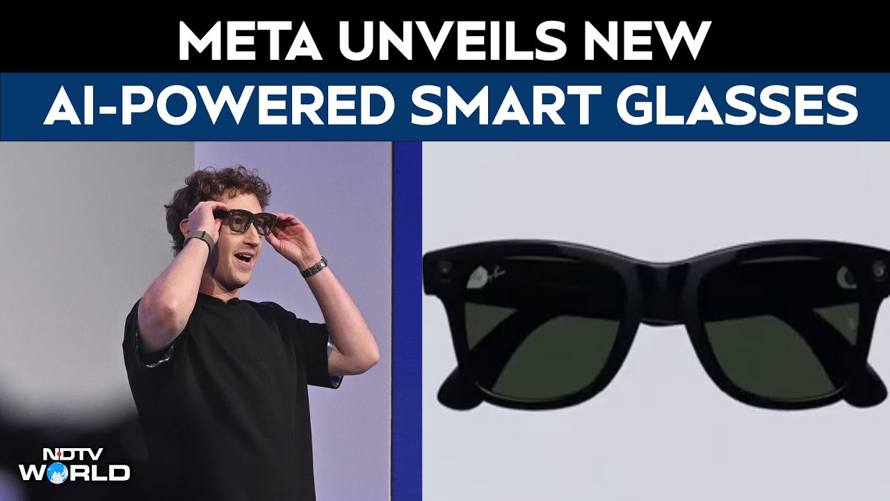 Meta AI Smartglasses | Meta Unveils New AI-Powered Smart Glasses ...