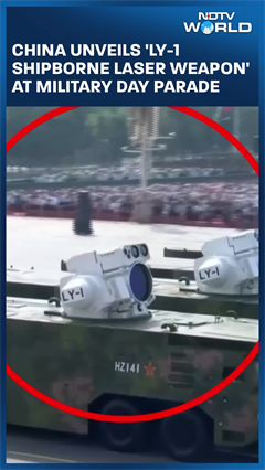China Unveils 'LY-1 Shipborne Laser Weapon' At Military Day Parade
