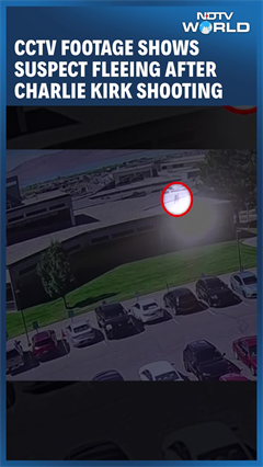 CCTV Footage Shows Suspect Fleeing After Charlie Kirk Shooting Incident ...