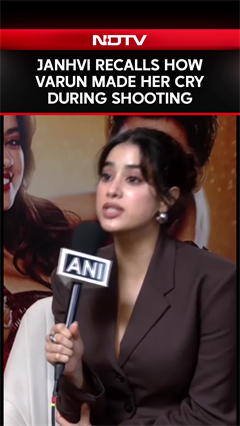 Janhvi Kapoor Recalls How Varun Dhawan Made Her Cry During Shooting