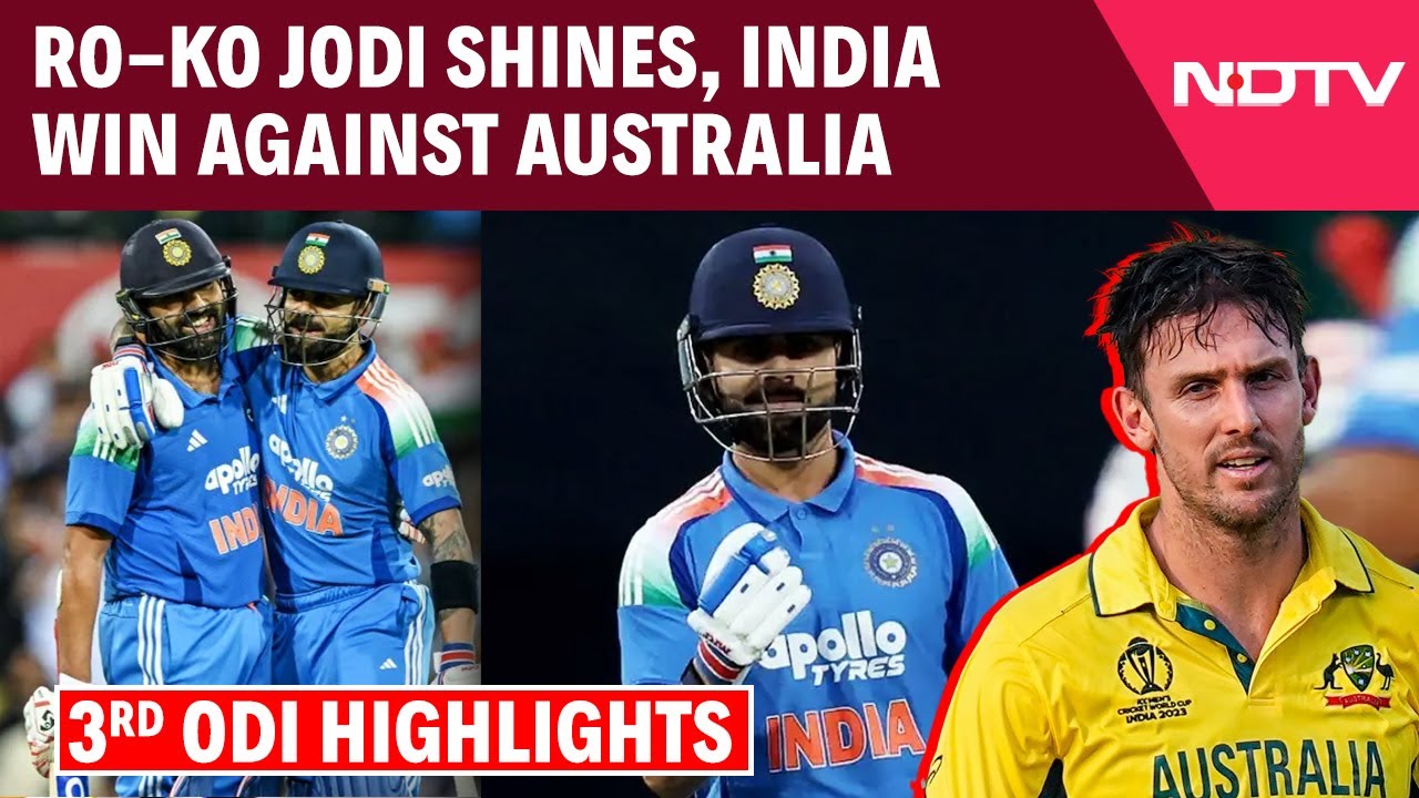 India vs Australia 3rd ODI Highlights: Rohit Sharma, Virat Kohli Shine ...