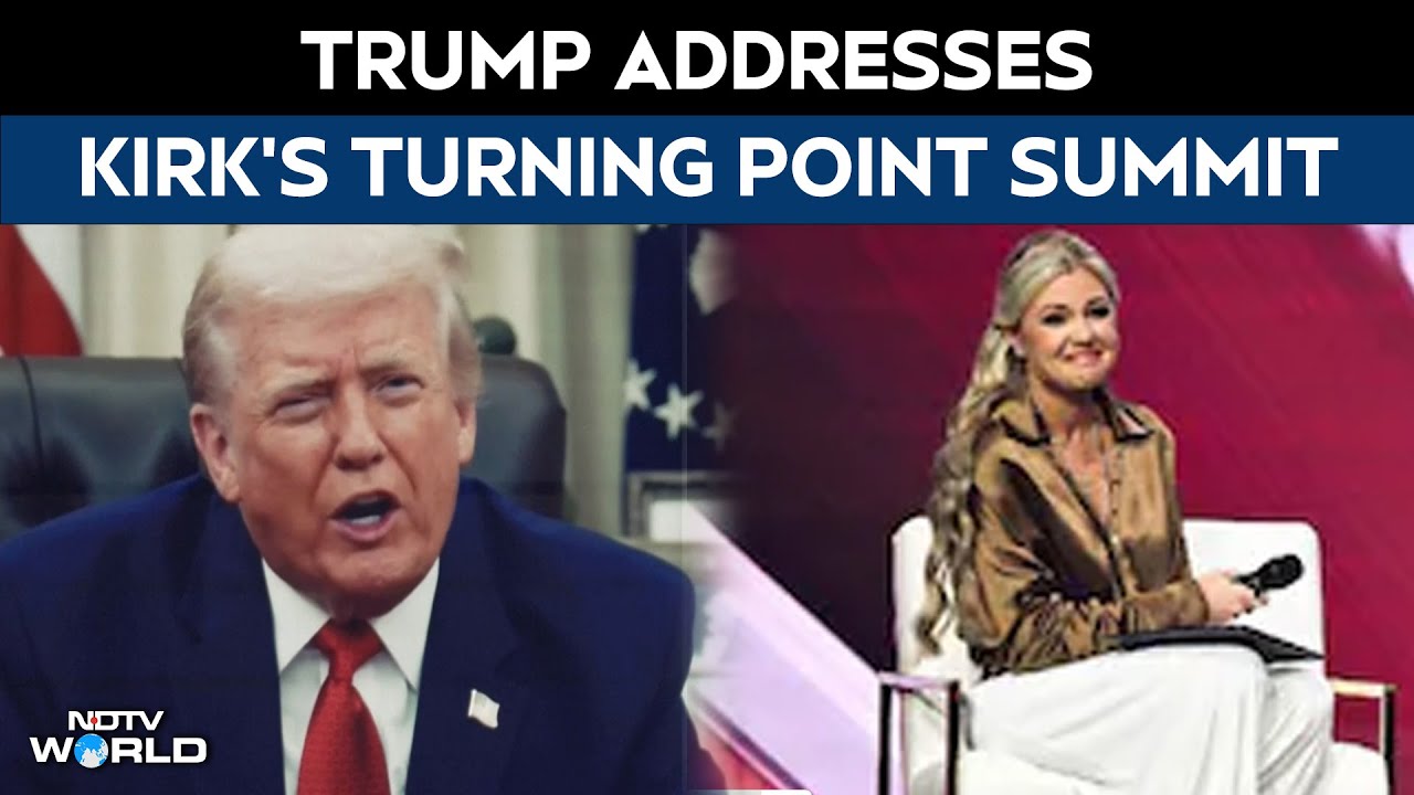 US President Donald Trump Speaks At 1st Turning Point Summit Since ...