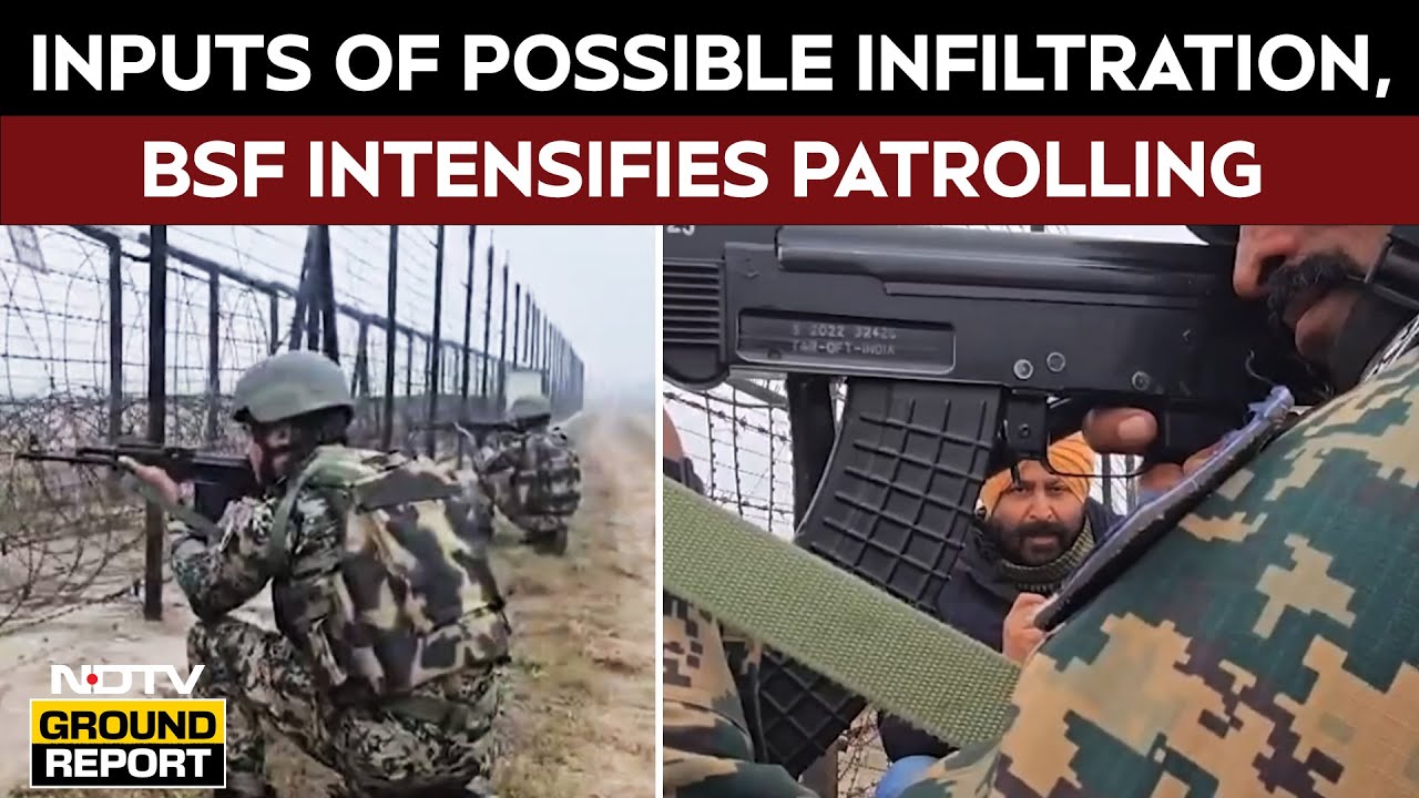 Jammu And Kashmir News | BSF On High Alert Along International Border ...