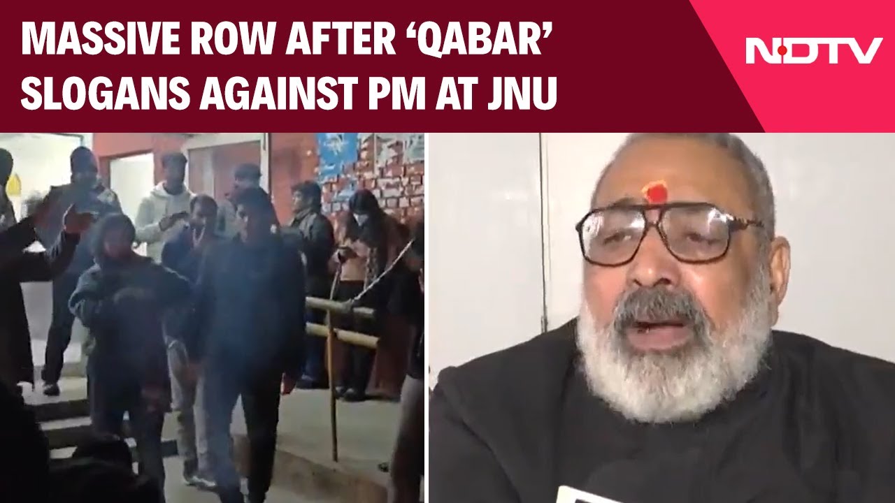 JNU Protest Controversy | Slogans At JNU Against PM After Umar Khalid ...