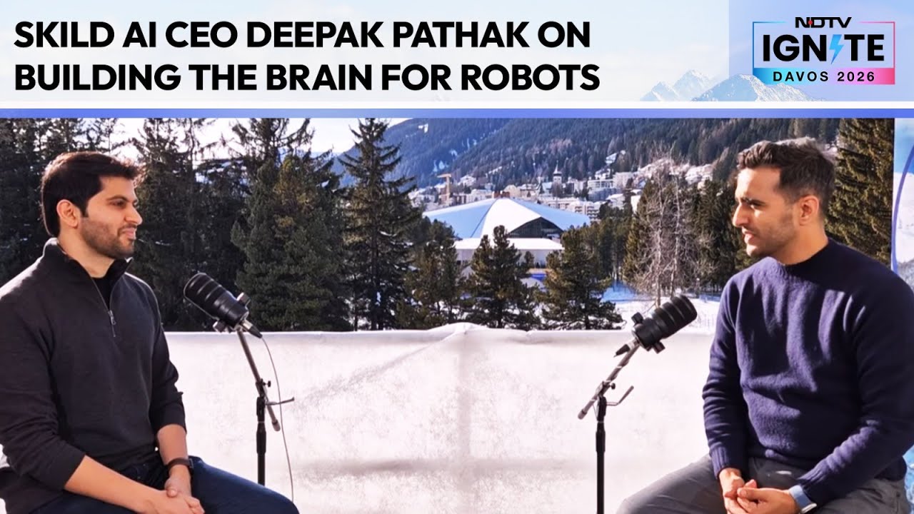 Skild AI CEO Deepak Pathak On Building The Brain For Robots At Davos 2026