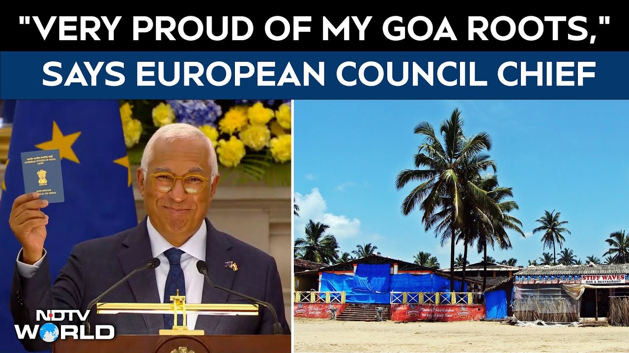 "Very Proud Of My Goa Roots": European Council Chief