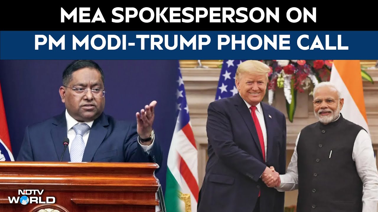 US Trade Deal With India | MEA Spokesperson Randhir Jaiswal On PM Modi ...