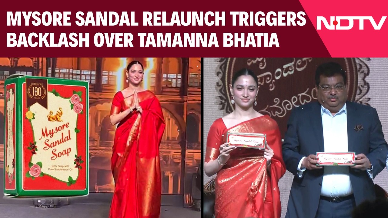 Mysore Sandal Soap Relaunch Triggers Backlash Over Tamanna Bhatia ...