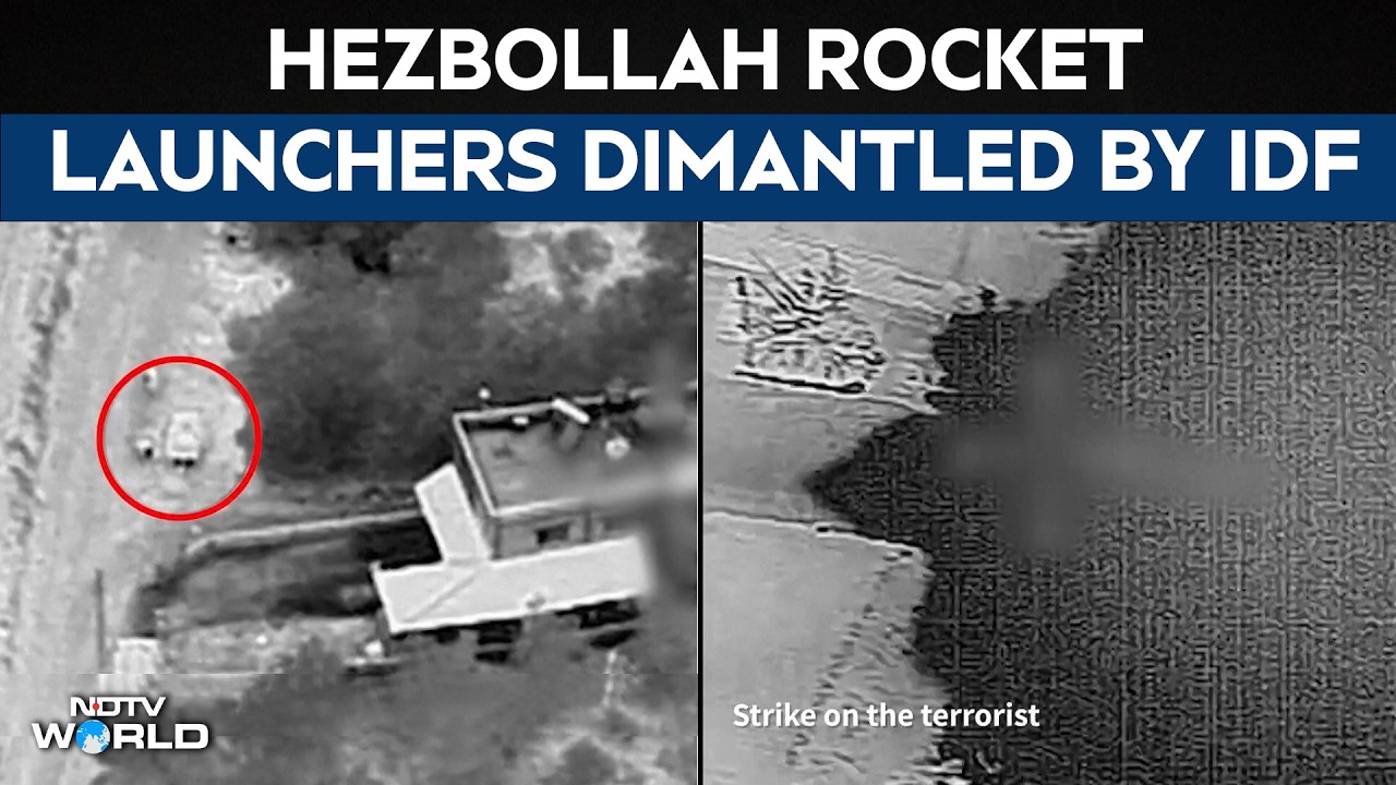 Israeli Military Releases Video Of Hezbollah Rocket Launchers Being ...